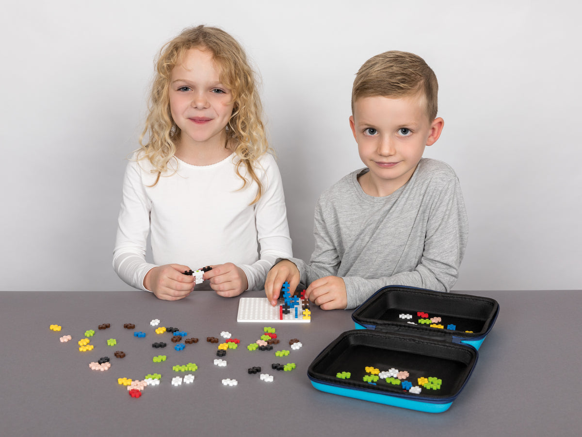 Plus-Plus Travel Case Blue 100 Pieces - the outdoor kid. Malta